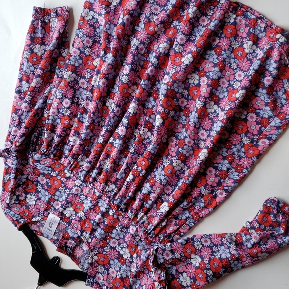 Carter's | Dresses | Toddler Girls Long Sleeve Lightweight Floral Dress ...